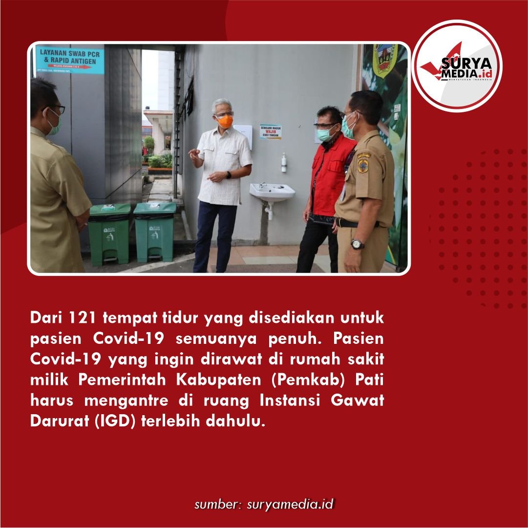 News Grafis : RSUD RAA Soewondo Pati Overload - Suryamedia.id