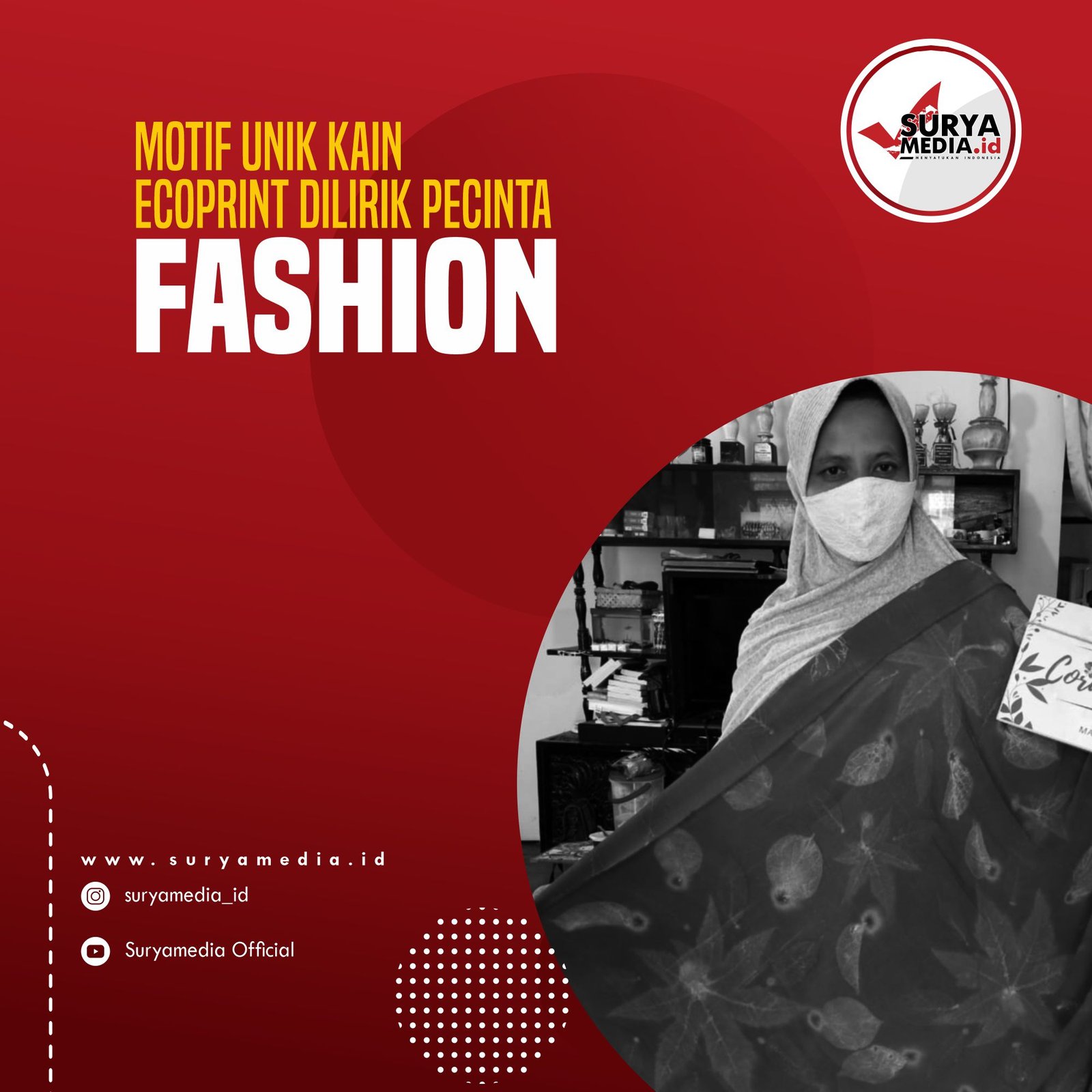 News Grafis : Motif Unik Kain Ecoprint Dilirik Pecinta Fashion ...